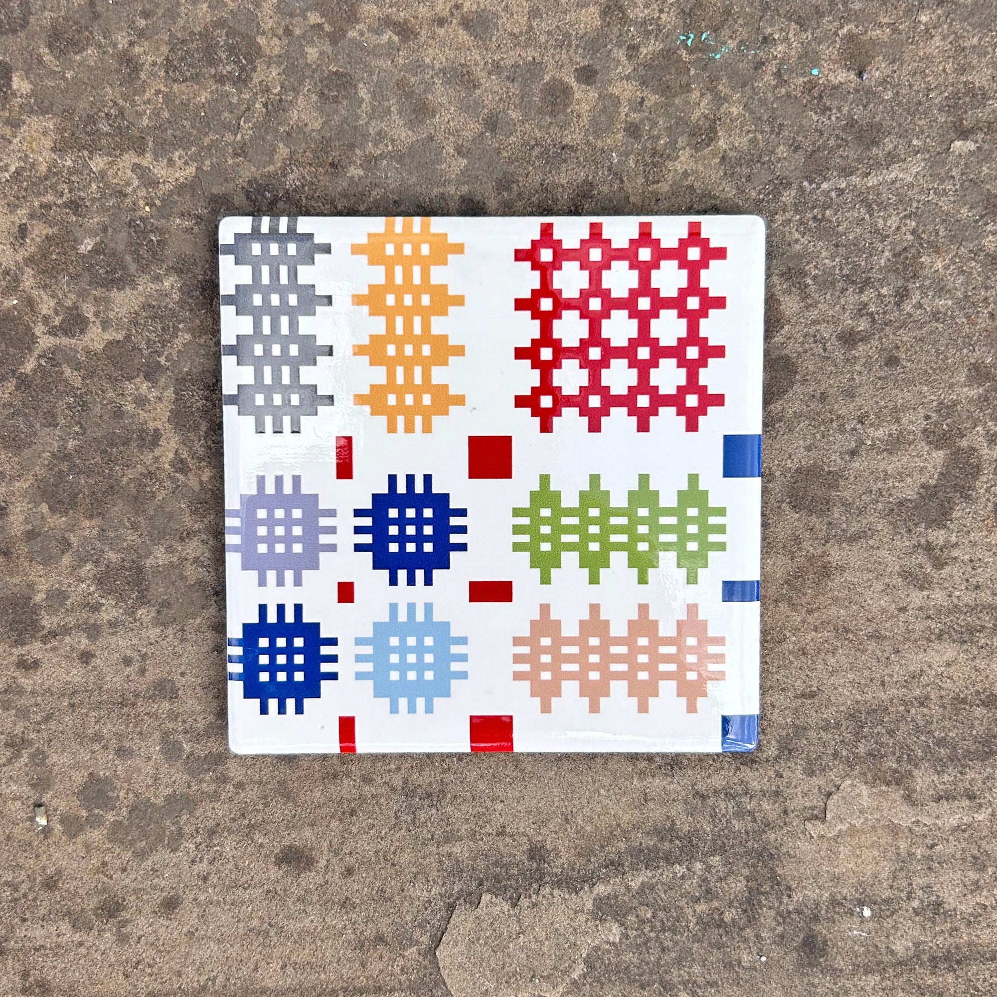 Coaster - Welsh Tapestry Print - Multi Colour – The Welsh Gift Shop