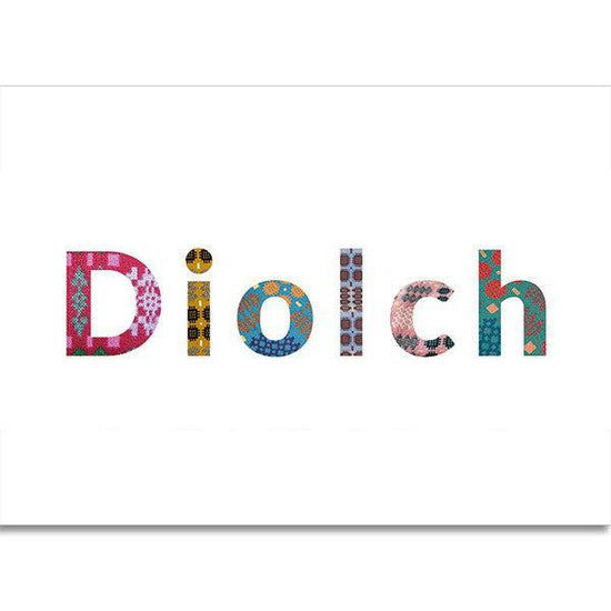 Card - Welsh Tapestry - Diolch - Thank You – The Welsh Gift Shop