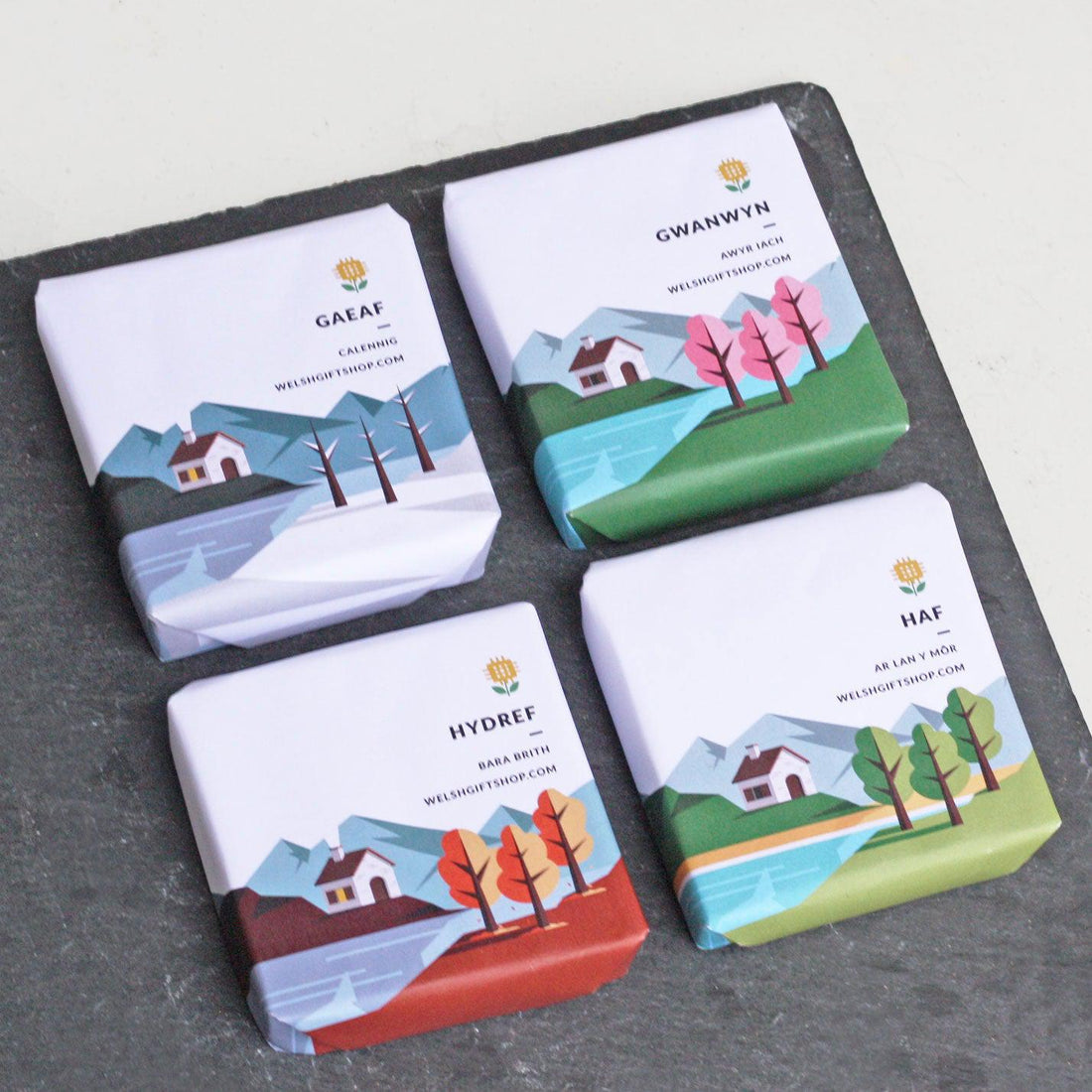 Soap Gift Set - Y Tymhorau - The Welsh Seasons – The Welsh Gift Shop