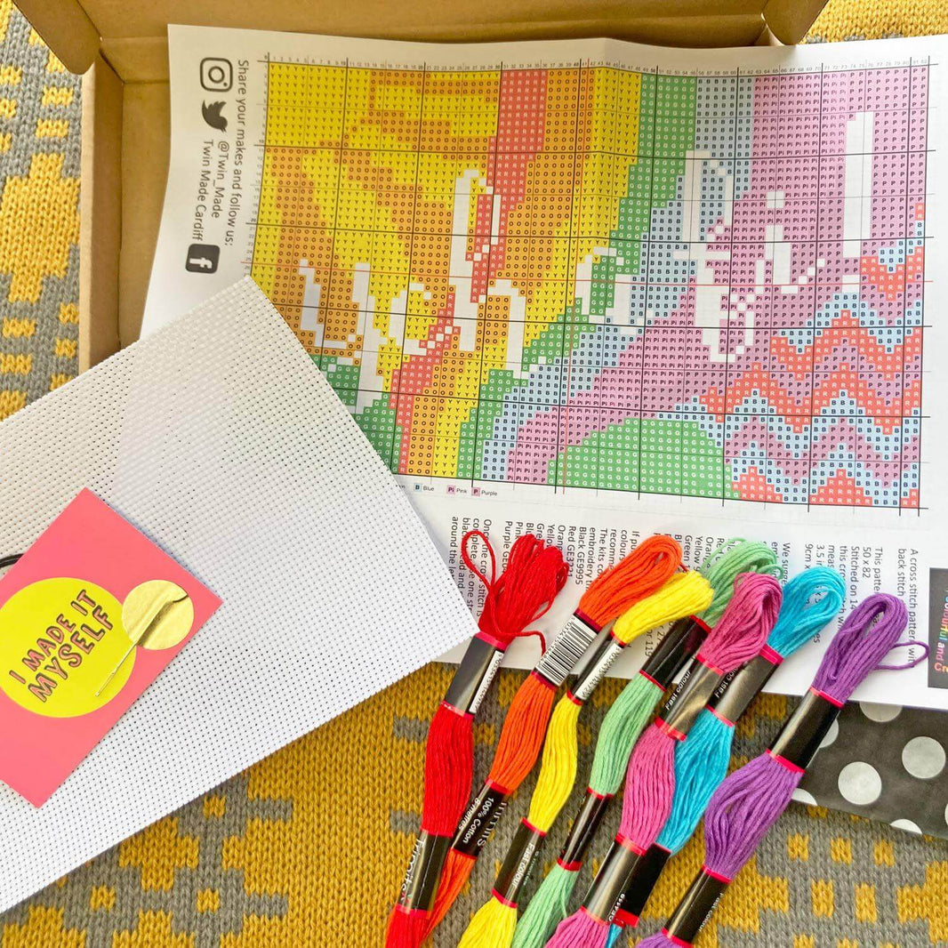 Welsh Cross Stitch Kits — Craft Gifts & Patterns | Welsh Gift Shop ...